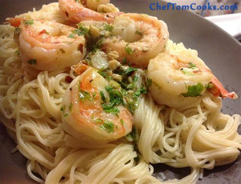 Shrimp Scampi Chef Tom Cooks
