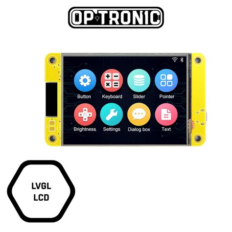 Esp32 Touchscreen 28inch Tft Arduino Lvgl Wifiandbluetooth Development