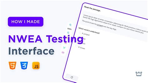 How I Made Nwea Testing Interface Youtube