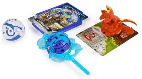 Bakugan 2023 Special Attack Bruiser Octogan Nillious 3 Figure Starter