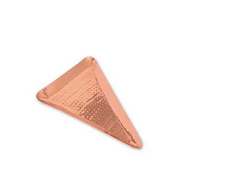 Mofna Copper Hammered Triangle Serving Tray At Best Price In New Delhi