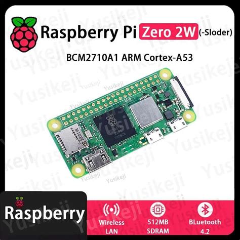 ต้นฉบับอย่างเป็นทางการ Raspberry Pi Zero 2 W Zero 2w Solderedheader 512mb Dram Bcm2710a1