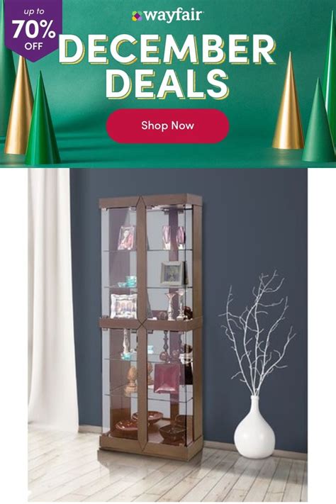 Philip Reinisch Co Rohe I Lighted Curio Cabinet Wayfair