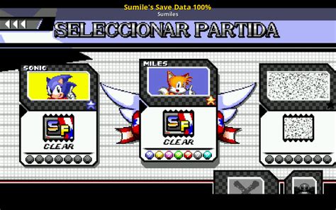 Sumiles Save Data 100 Mod For Sonic The Hedgehog Forever S1f Mods