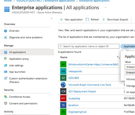 How To Find My Azure Active Directory Application In Azure Portal