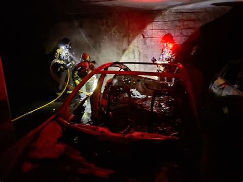 Tesla Model 3 Catches Fire In Underground Car Parking In Barcelona