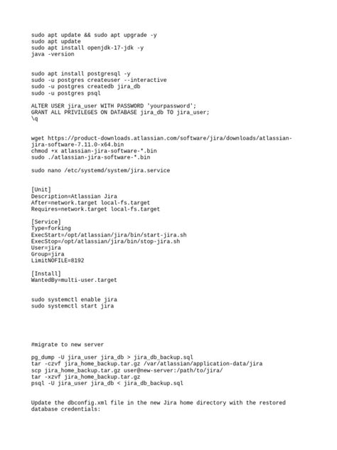 Jira Install Migrate Pdf