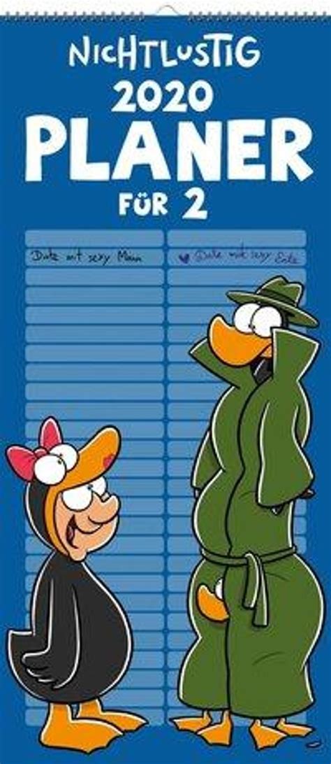 Joscha Sauer Nichtlustig Planer Für 2 2020 Diverse Jpc De