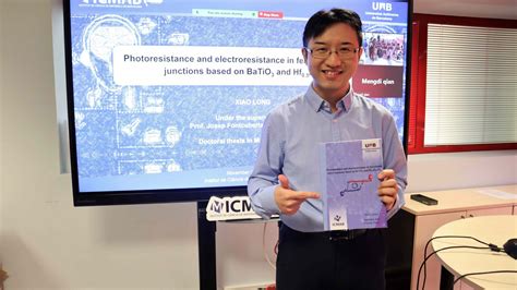 Icmab Congratulations Dr Xiao Long New Icmab Phd Graduate