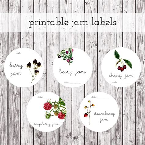 17 Sets Of Free Canning Jar Labels For Mason Jars