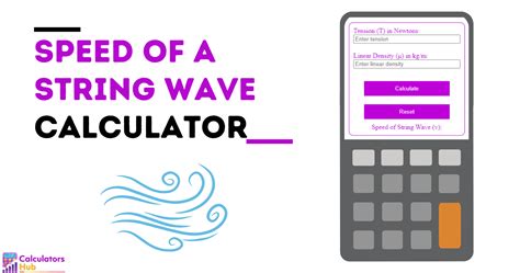 speed of a string wave calculator online
