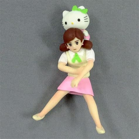 トレーディングフィギュア キティちゃんおんぶのフチ子 「コップのフチ子とgotochi Kitty」 岡山限定 おもちゃホビー