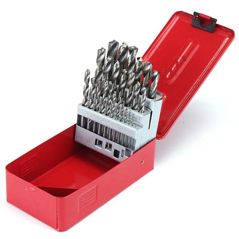38pcs 1 13mm Hss Twist Drill Bit Set With Case
