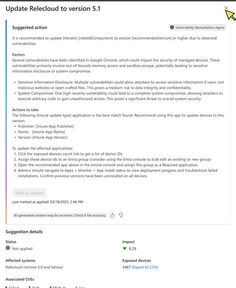 Microsoft Intune 中的security Copilot漏洞修正代理 Microsoft Intune Microsoft Learn