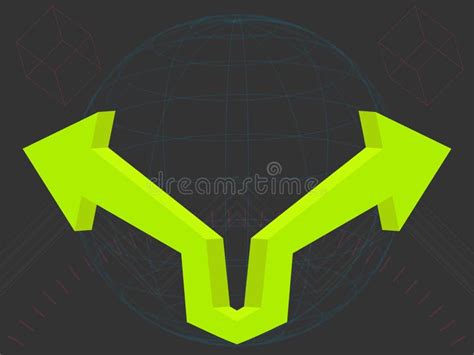 Flechas 3d Ilustración Del Vector Ilustración De Sombra 2719953
