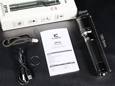 Klarus Ep10 Linterna Led Recargable Usb C De 1000 Lúmenes Linterna