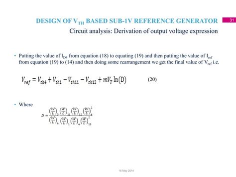 Mtech Voltage Reference Thesis Presentation Ppt