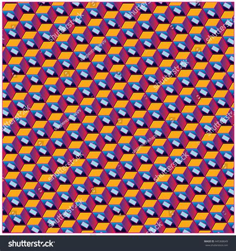 Vector Angular Colorful Blocks Pattern Background Stock Vector Royalty Free 445368649