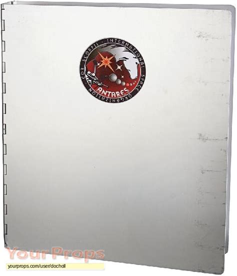 Defying Gravity Iso Antares Binder Original Tv Series Prop