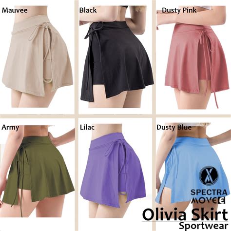 Jual Rok Celana Olivia Skirt Rok Senam Rok Olahraga Celana Rok Rok