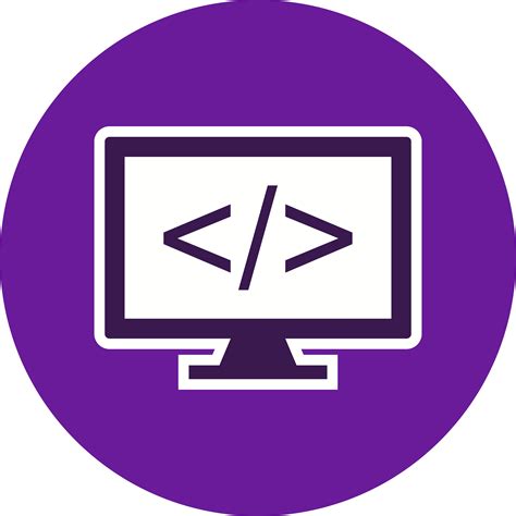 Programming Vector Icon 363176 Vector Art At Vecteezy