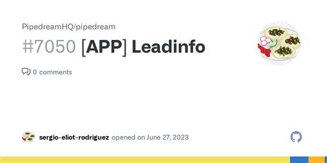 APP Leadinfo Issue 7050 PipedreamHQ Pipedream GitHub