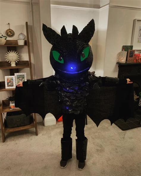 Homemade How To Train Your Dragon Toothless Costume Tutorial R