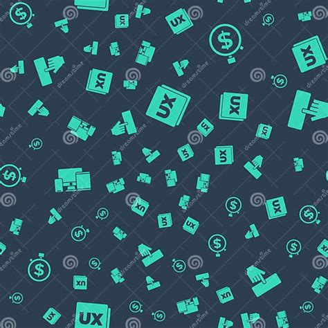 Set Ui Or Ux Design Time Is Money Monitor Mobile Tablet And