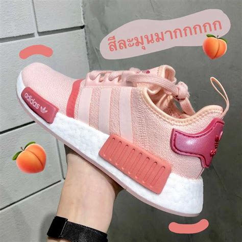 Adidas Nmd 🍑 ชมพูพีช ละมุนมากกกกก~ ปันโปร Punpromotion