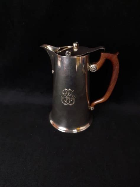 Proantic Cafetière En Argent Minerve Lapar xixe Siècle
