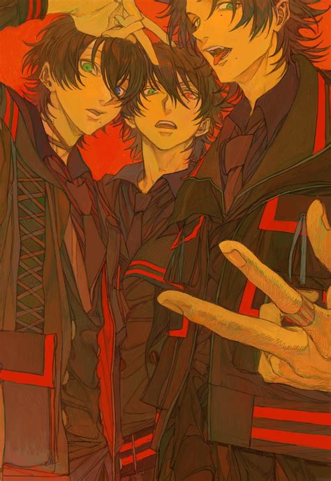 Yamada Ichiro Yamada Jiro And Yamada Saburo Hypnosis Mic Drawn By N