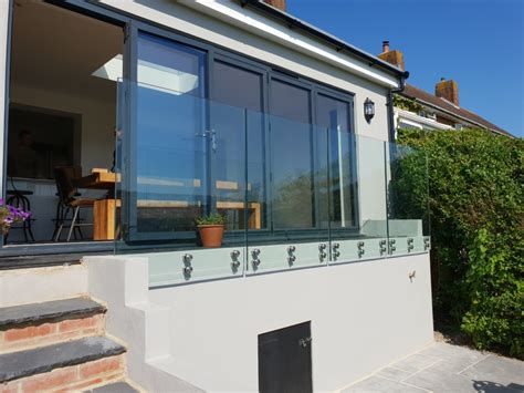 A Side Mounted Glass Balustrade Fitted In Hove Brighton Balustrade
