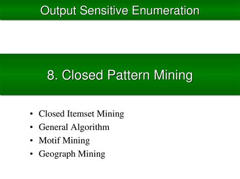 output sensitive enumeration ppt download