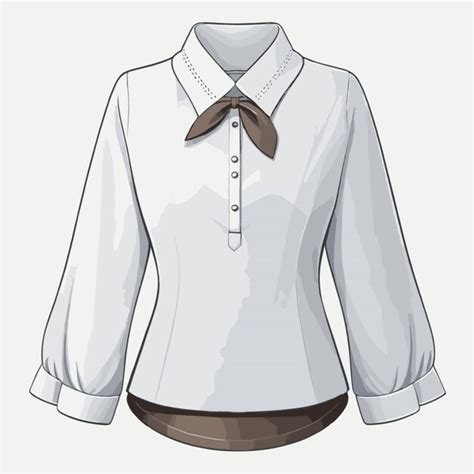 Vecteur De Chemise Sur Fond Blanc Vecteur Premium