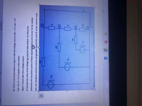 Solved Q3 Given Is The Circuit Shown In Figure 3 With The Chegg