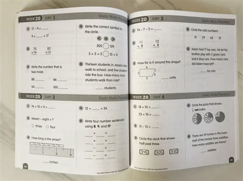 二年级数学英文原版 Evan Moor Daily Common Core Math Practice Grade 2每日练习系列数学二年级