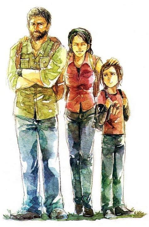 Joel Tess And Ellie The Last Of Us The Lest Of Us The Last Of Us Edge Of The Universe