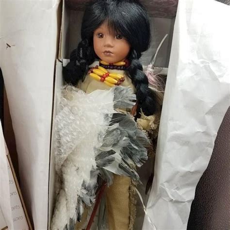 Classic Collectible Native Porcelain Sculpt Doll Gem