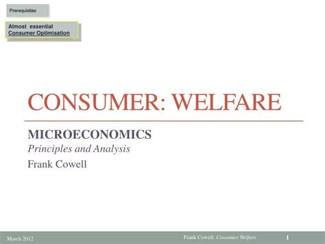 Ppt Consumer Welfare Powerpoint Presentation Free Download Id2614949