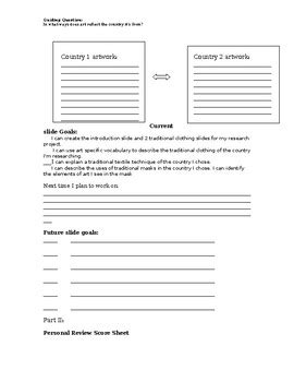 Peer Rubric And Compare Contrast Artwork World Research By Fun Art