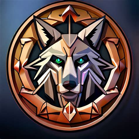 Circular Wolf Logo Stock Illustrations 52 Circular Wolf Logo Stock