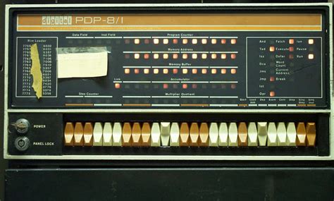 Pdp 8 I Picture Front Panel
