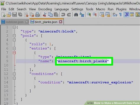How To Make A Minecraft Data Pack With Pictures Wikihow