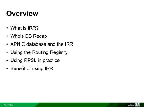 Internet Routing Registry And Rpki Tutorial By Nurul Islam Roman