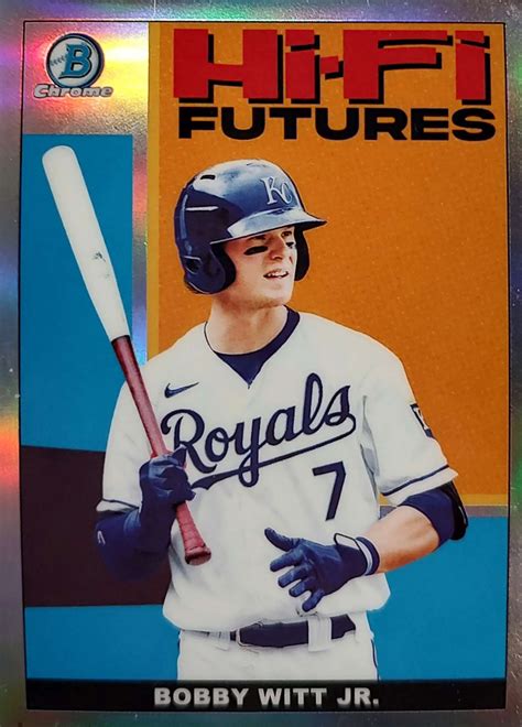 Mlb Topps 2022 Bowman Chrome Baseball Single Card Bobby Witt Jr Hifi 5