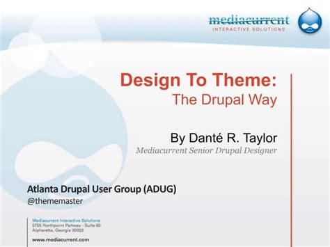 Atlanta Drupal User Group Adug Pptx