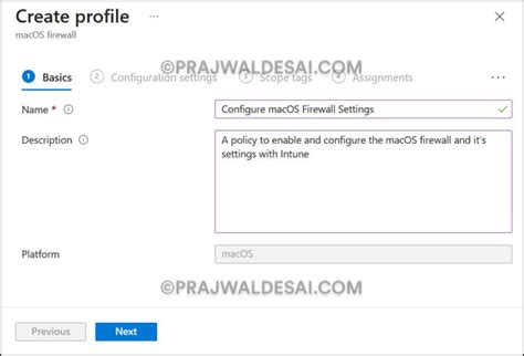 How To Configure Macos Firewall Settings With Intune