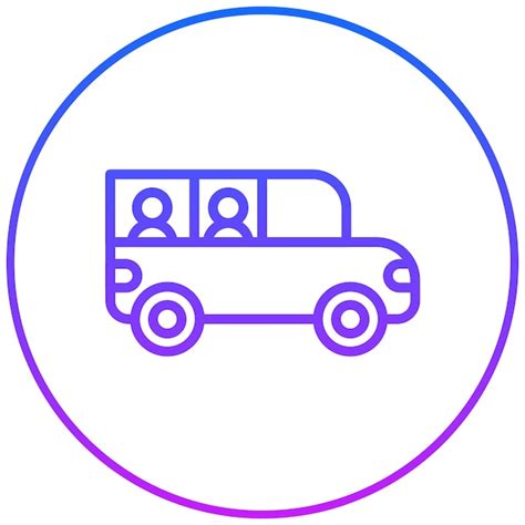 가족 자동차 터 일러스트레이션 프리미엄 벡터