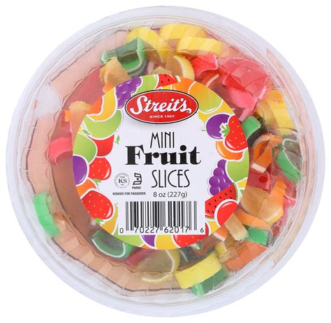 Pack Of 12 Streits Mini Fruit Slices 8 Oz