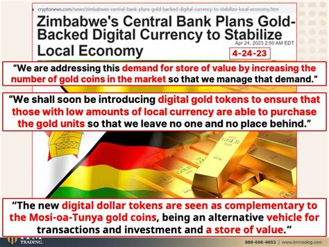 The Smartest Investment For Central Banks And Zimbabweâ€™s New Gold